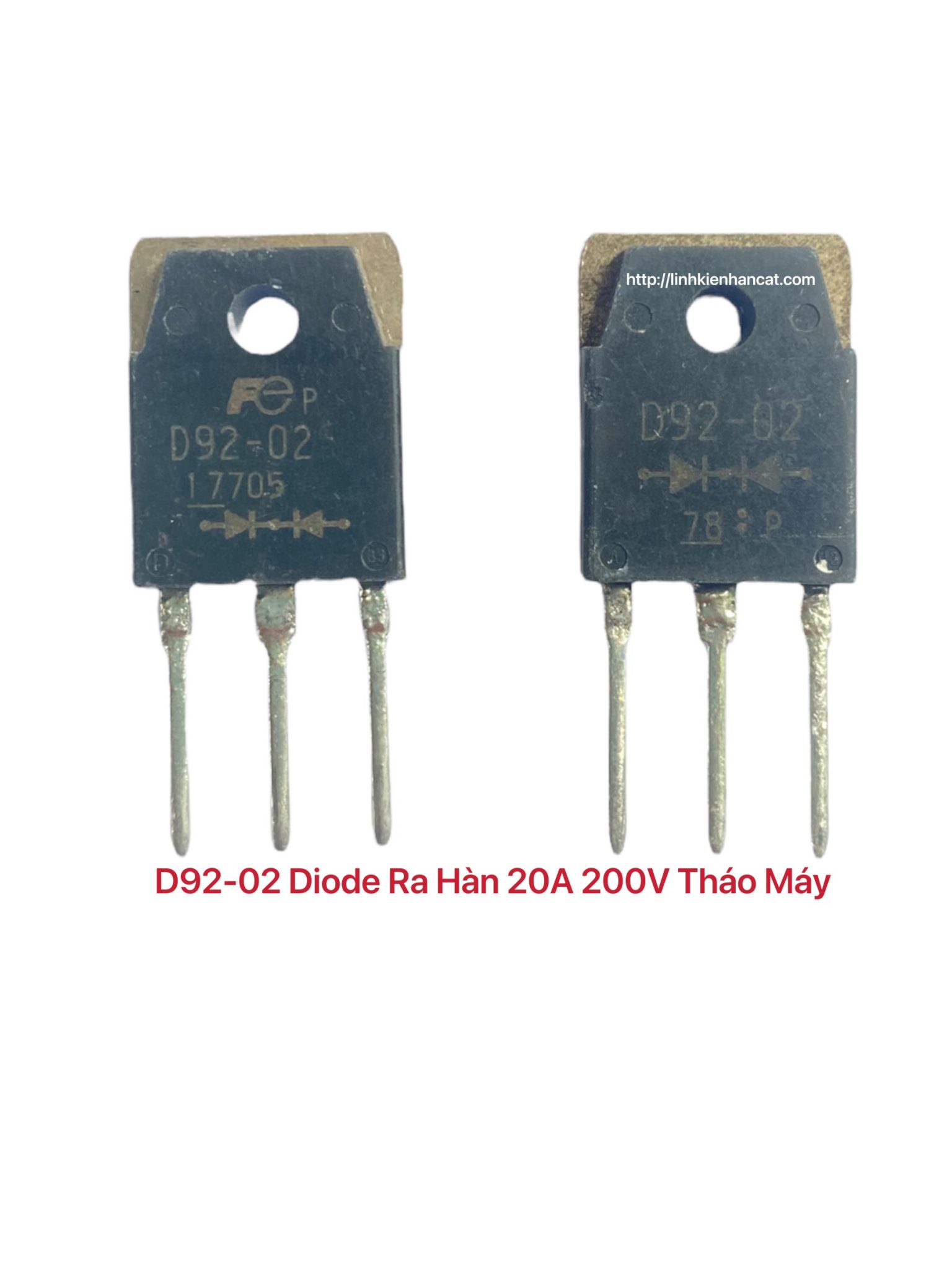 D92-02 Diode Ra Hàn 20A 200V Tháo Máy · Công Ty TNHH TM Thiên An