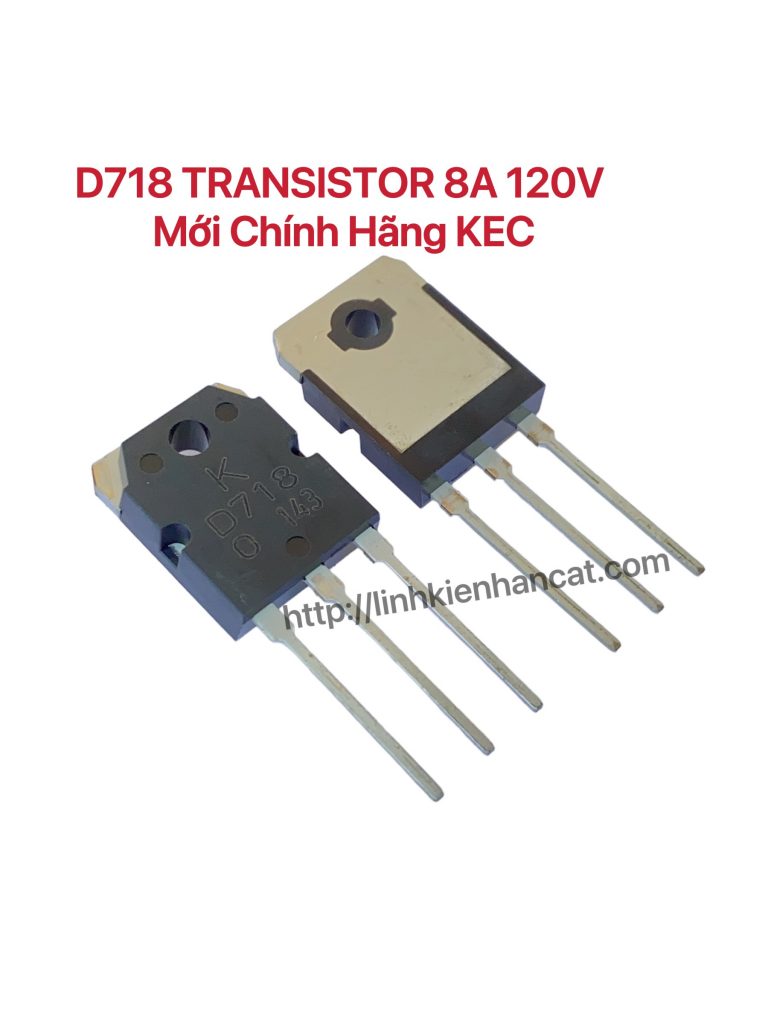 D718 Transistor 8A 120V Mới Chính Hãng KEC · Công Ty TNHH TM Thiên An