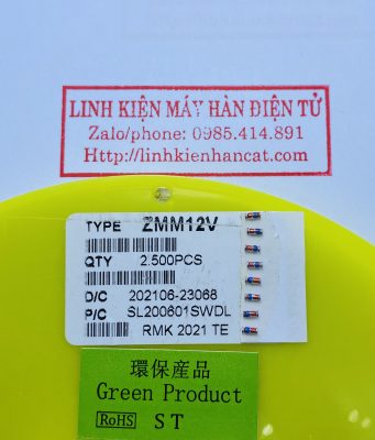 [ Gói 100 Con ] Diot Zenner 12V SMD Kiểu 1206 1/2W · Công Ty TNHH TM ...