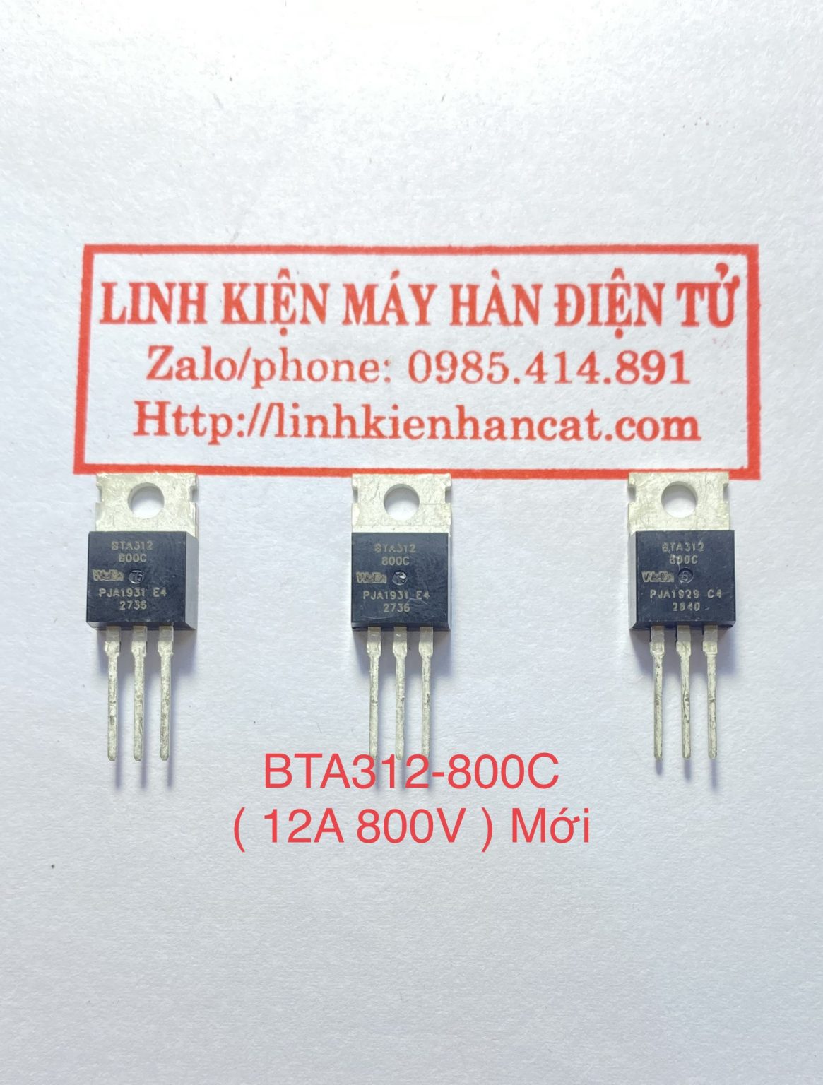 Triac BTA312-800C ( 12A 800V ) Mới · Công Ty TNHH TM Thiên An